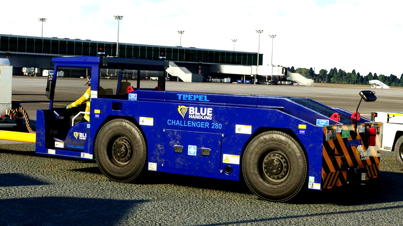 GSX Ground Vehicle Textures - Ryanair (Blue Handling) for Microsoft ...