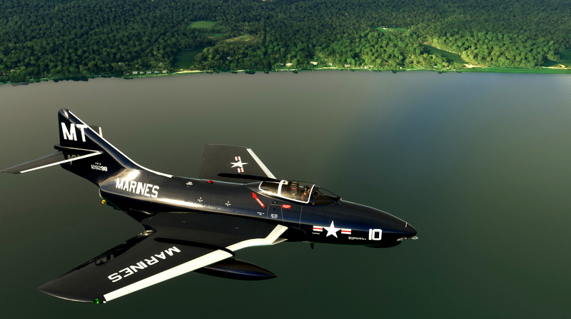 Grumman F9F-8 Cougar BuNo 128298 of VFP-62, USMC for Microsoft Flight ...