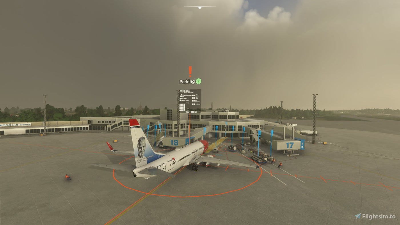 GSX profile - Bodø Airport ENBO for Microsoft Flight Simulator | MSFS