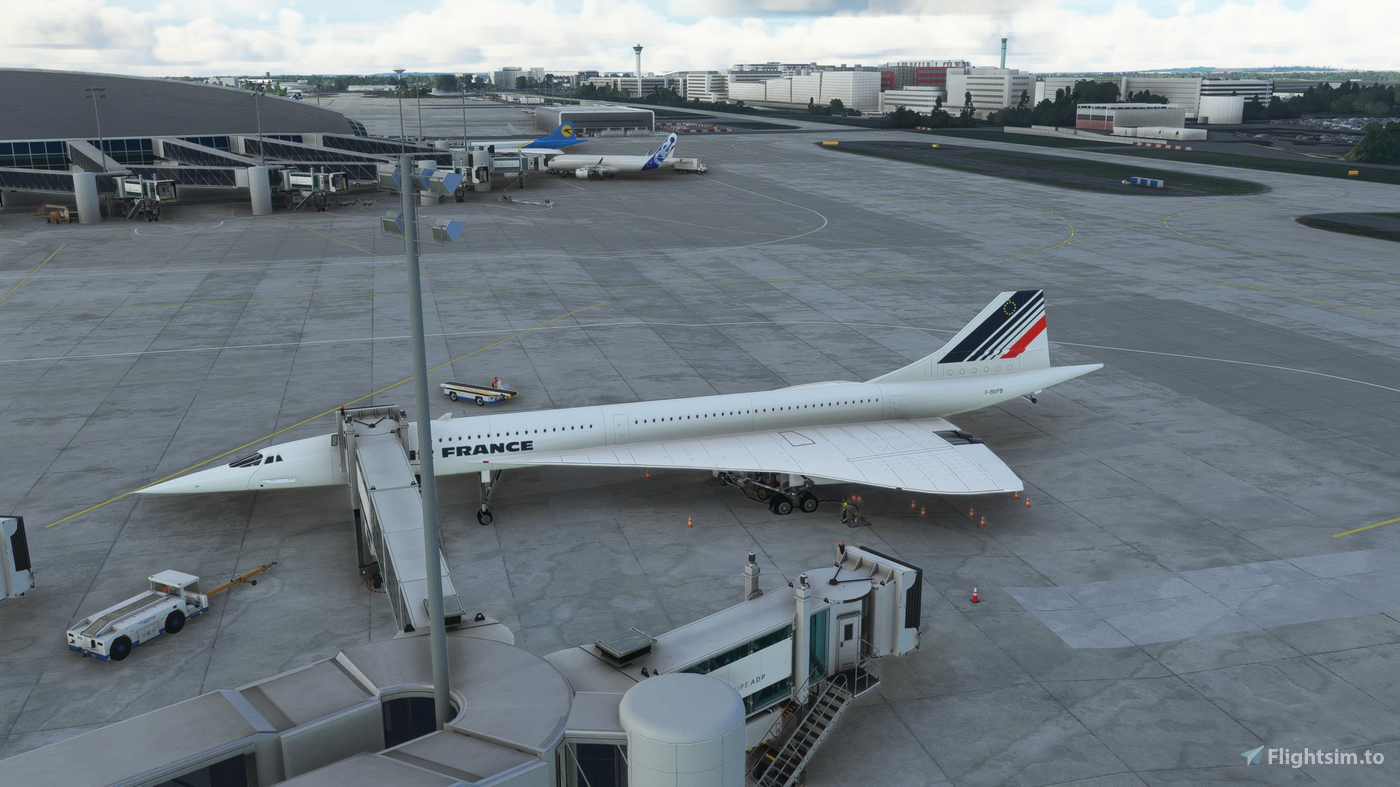 FS2004 FSX CONCORDE PANEL AIR FRANCE - L'aviation : Les Simulateur De Vols