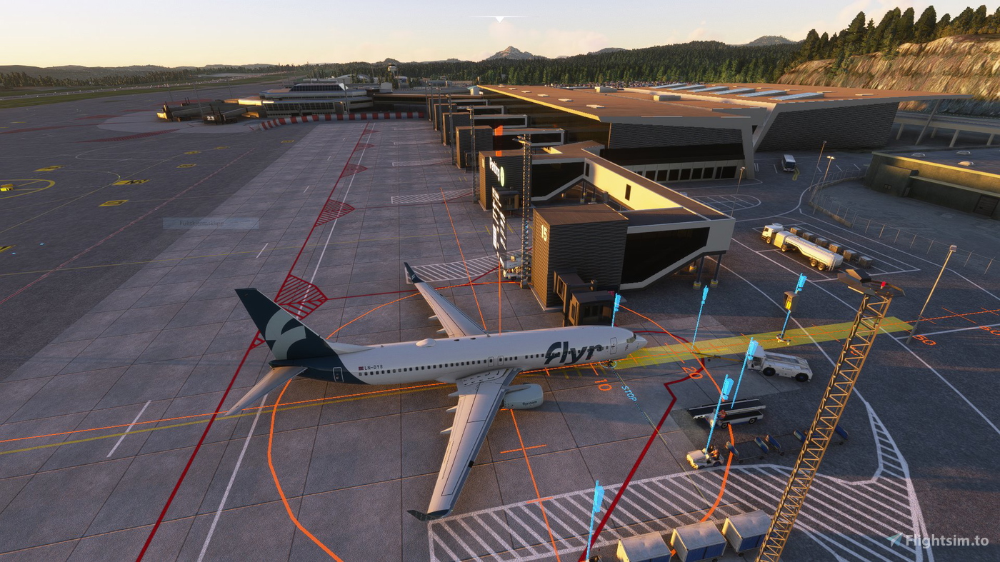 GSX profile - Bergen Airport ENBR for Microsoft Flight Simulator | MSFS