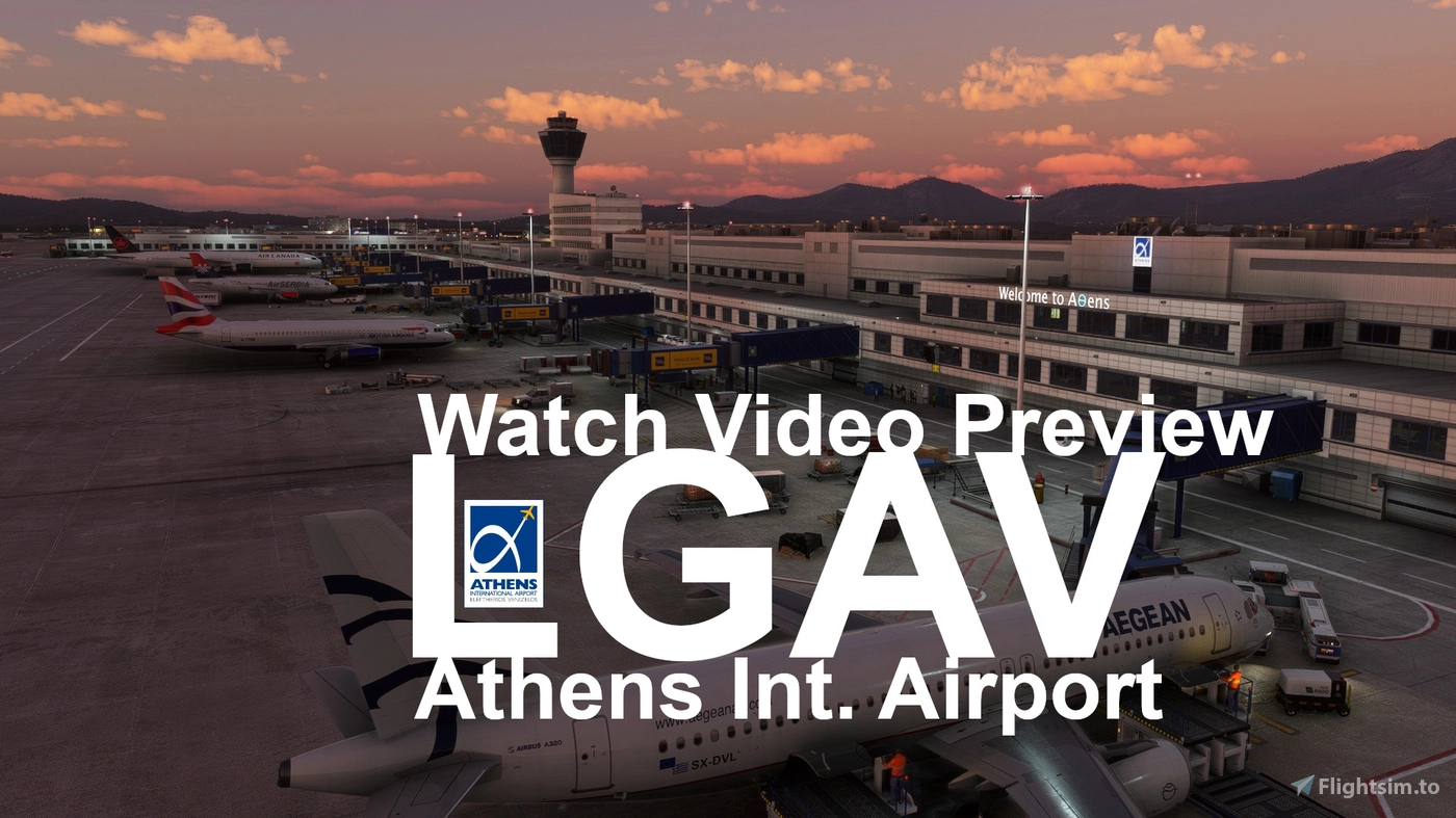 GSX profile for Athens Airport LGAV by FlyTampa for Microsoft Flight ...
