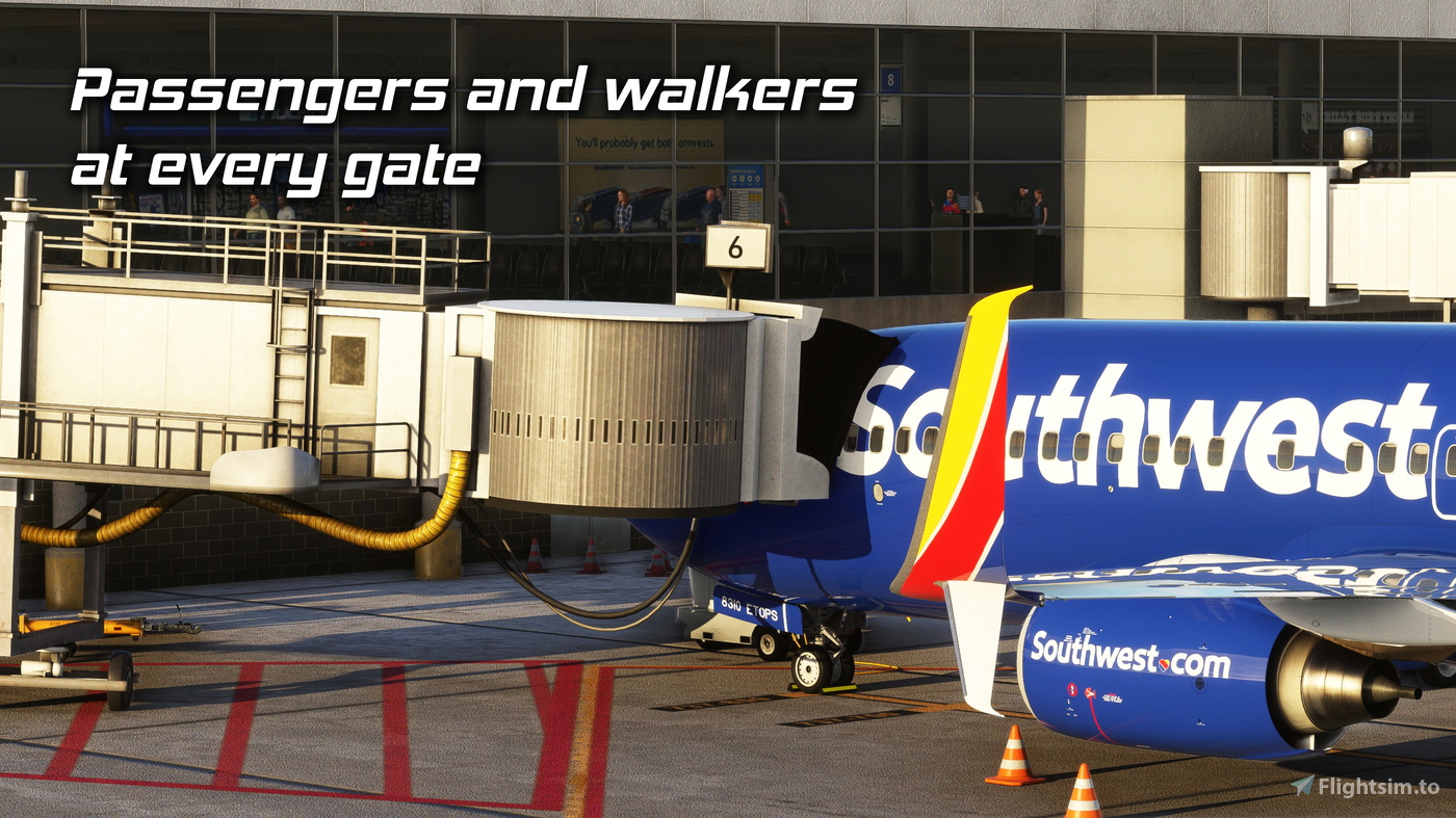 GSX Profile - KDAL Dallas Love Field (iBlueYonder) for Microsoft Flight ...