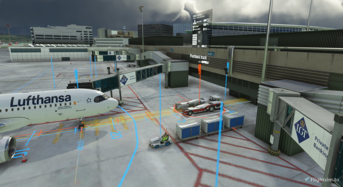 GSX Profile - LSZH (Zürich) FSDT v.0.1 for Microsoft Flight Simulator ...