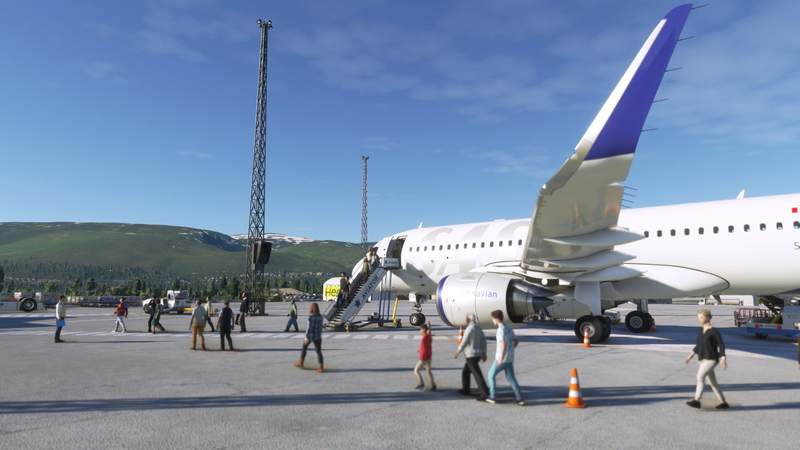 GSX Profile | Tromsø - ENTC (M'M Simulations) for Microsoft Flight Simulator | MSFS