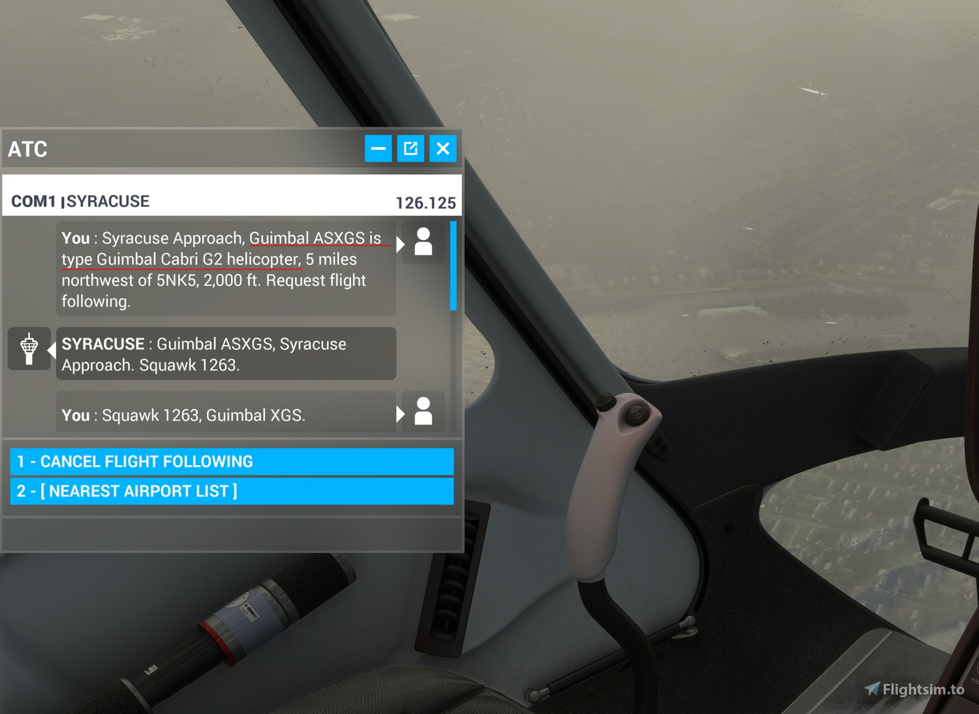 Guimbal Cabri G2 ICAO Type Designator and ATC Model Name Fix for ...