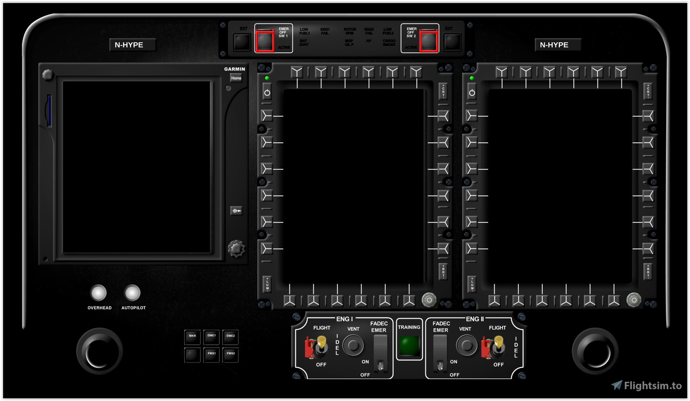 H-145 HPG Air Manager Instruments for Microsoft Flight Simulator | MSFS