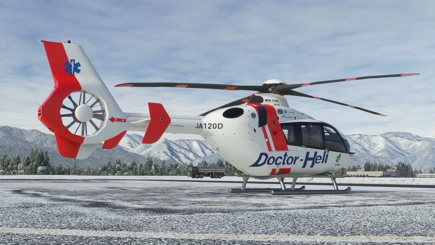 H135 Doctor Helicopter Package per Microsoft Flight Simulator | MSFS