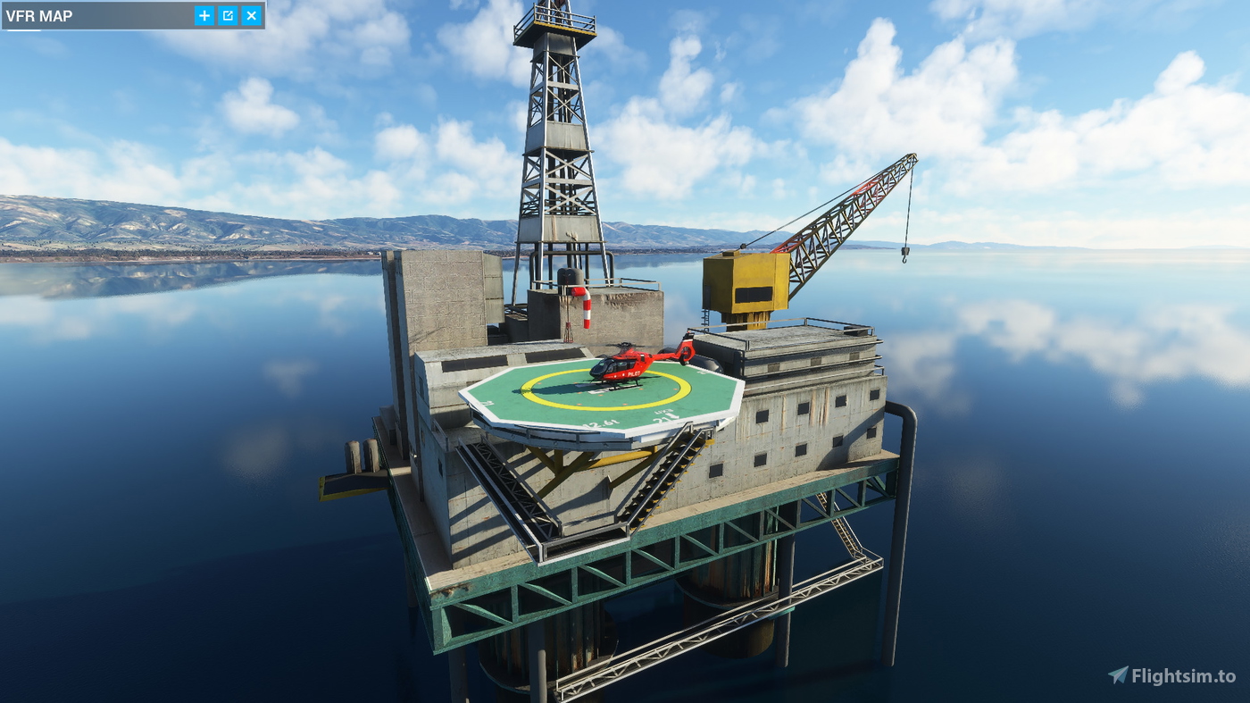 H135 PILOT OFFSHORE HARBOUR LIFT for Microsoft Flight Simulator | MSFS