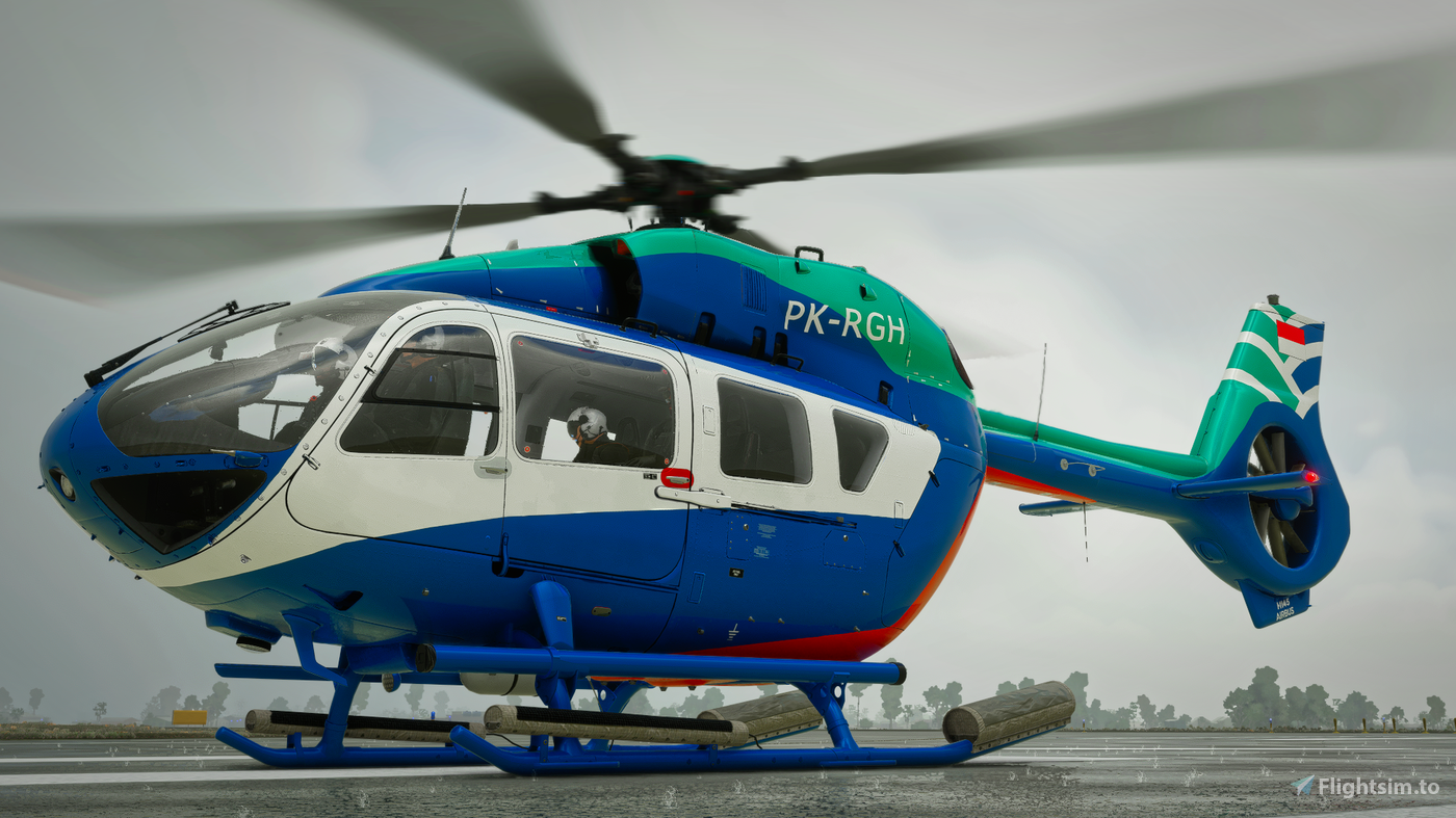 H145 - Indonesia PK-RGH [CIV/Offshore] for Microsoft Flight Simulator ...
