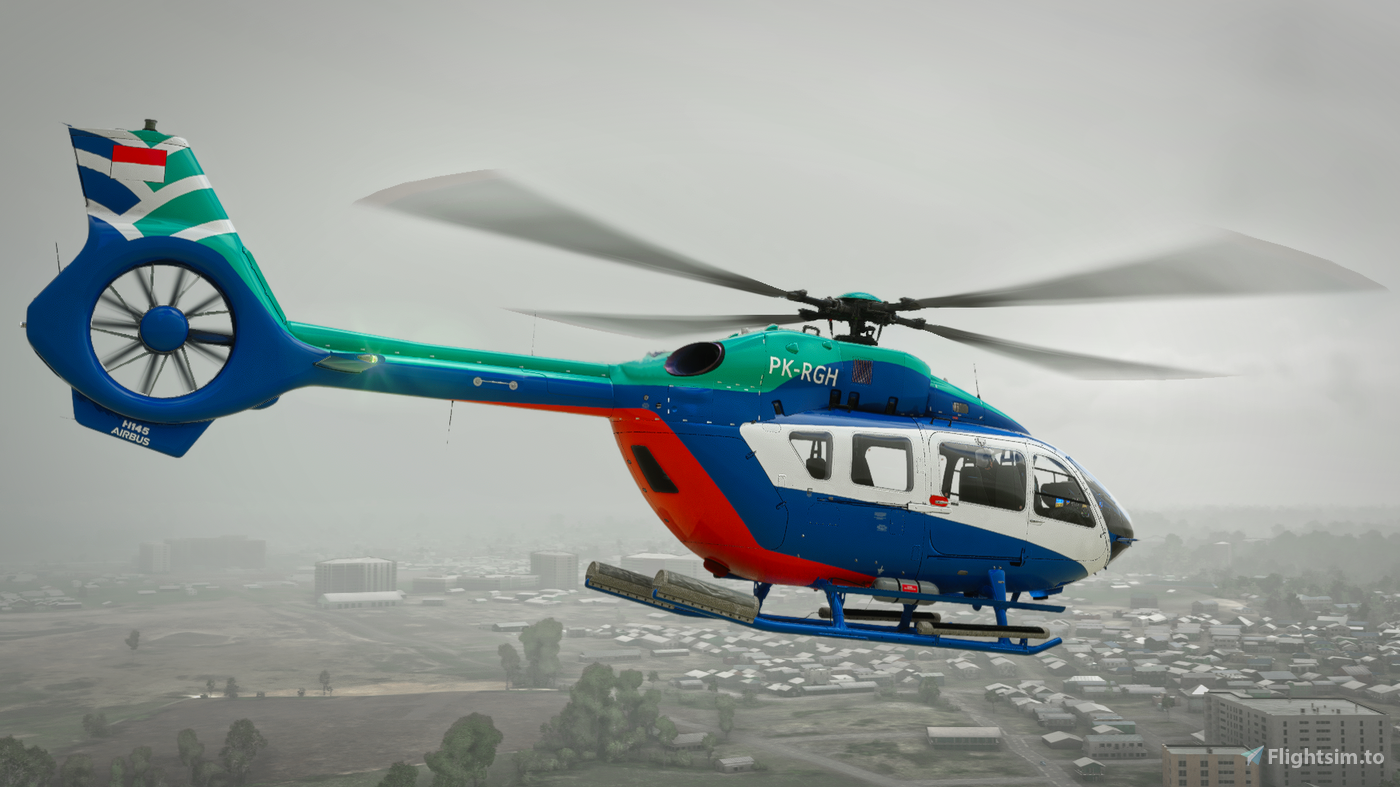 H145 - Indonesia PK-RGH [CIV/Offshore] for Microsoft Flight Simulator ...