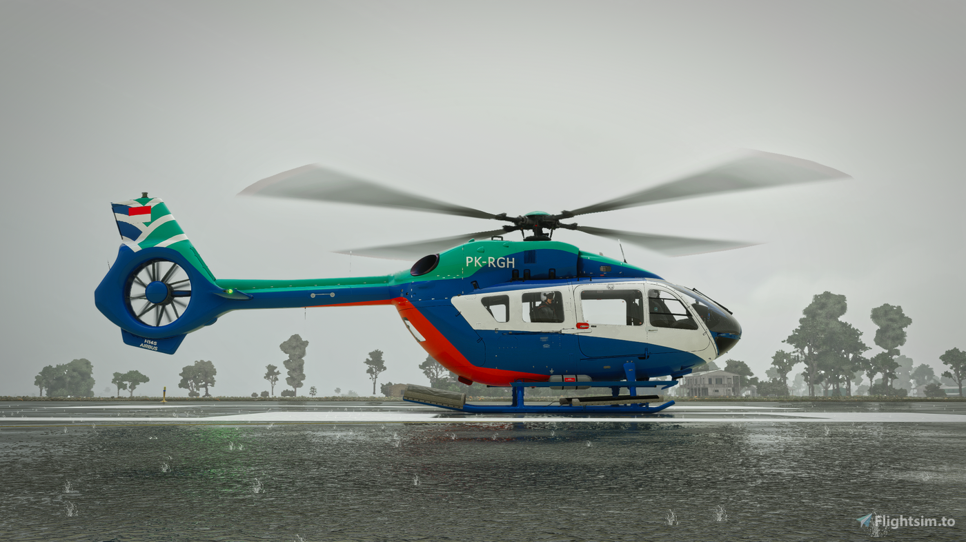 H145 - Indonesia PK-RGH [CIV/Offshore] for Microsoft Flight Simulator ...