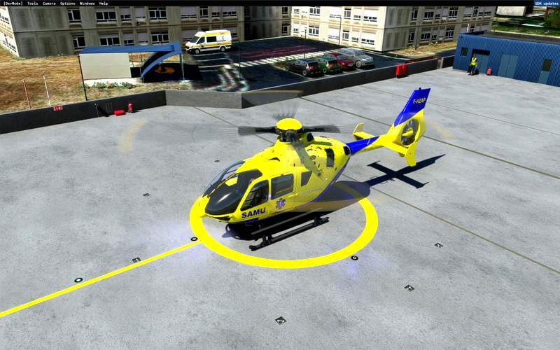 HACH-Angers-Centre hospitalier-Hélistation SAMU49 for Microsoft Flight ...