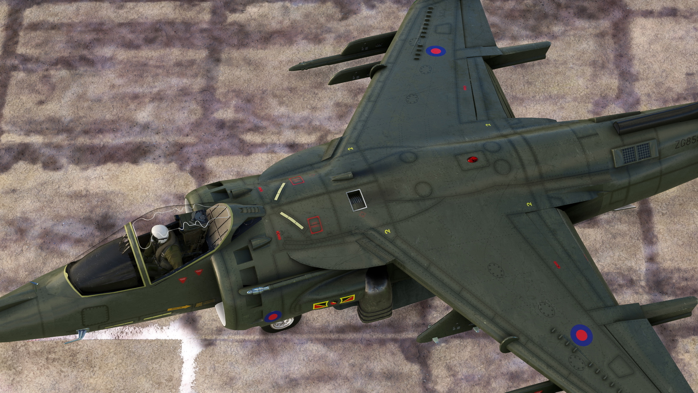 Harrier GR9 ZG859 Royal Air Force, 4 Sqn. for Microsoft Flight ...