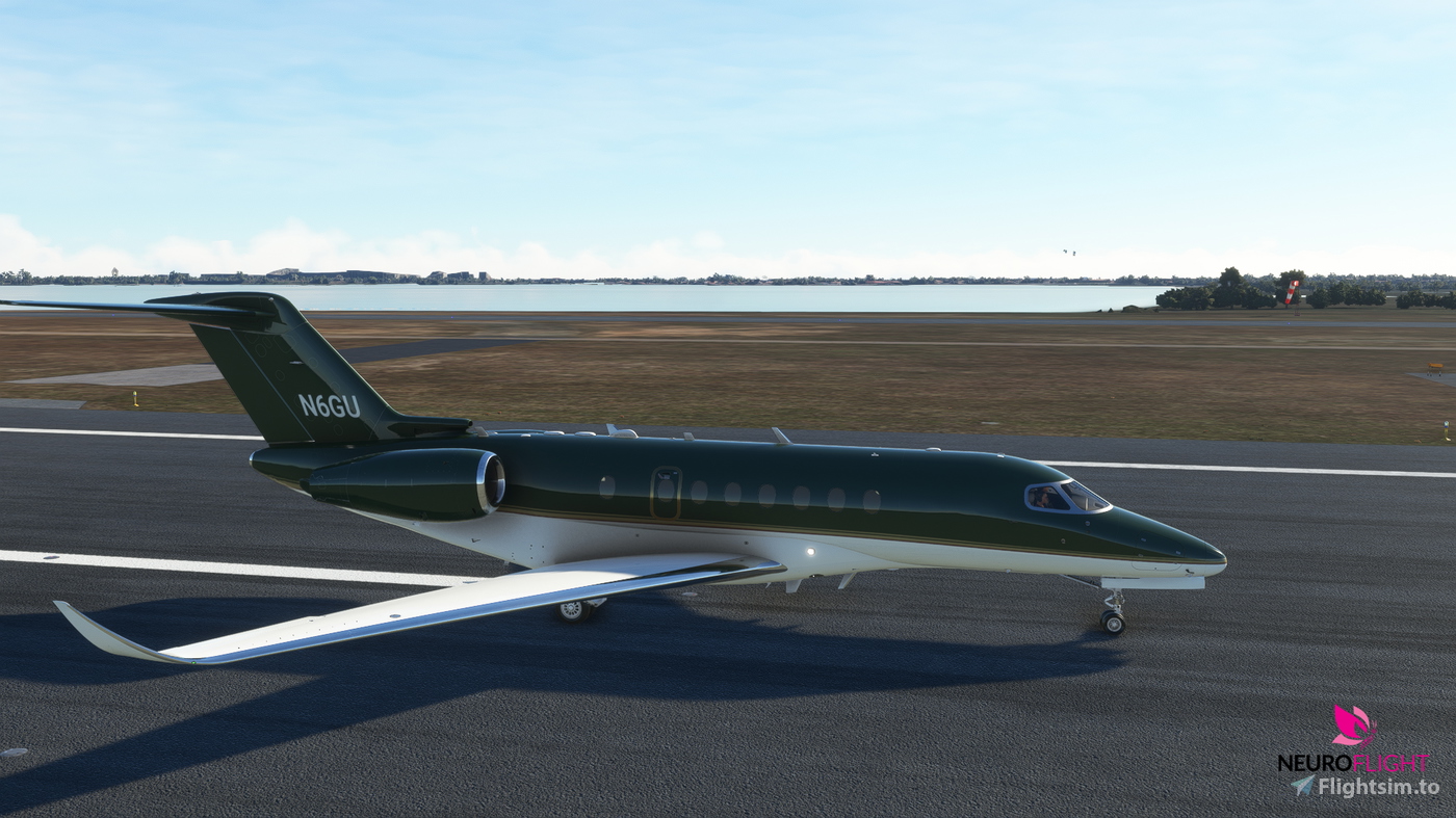 Harrison Ford private Sovereign N6GU livery for the Asobo Citation ...