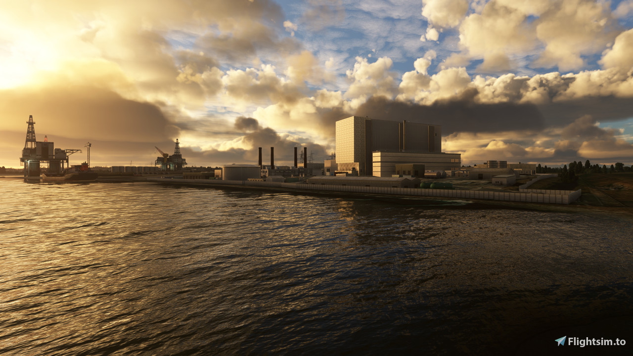 Hartlepool Nuclear Power Station, County Durham for Microsoft Flight ...