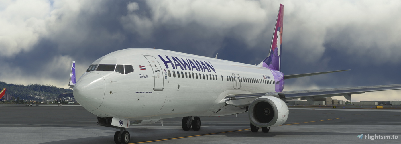 HAWAIIAN AIRLINES N489HA (FICTIONAL) 8K for Microsoft Flight Simulator ...