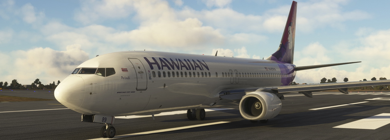HAWAIIAN AIRLINES N489HA (FICTIONAL) 8K for Microsoft Flight Simulator ...