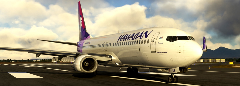 HAWAIIAN AIRLINES N489HA (FICTIONAL) 8K for Microsoft Flight Simulator ...