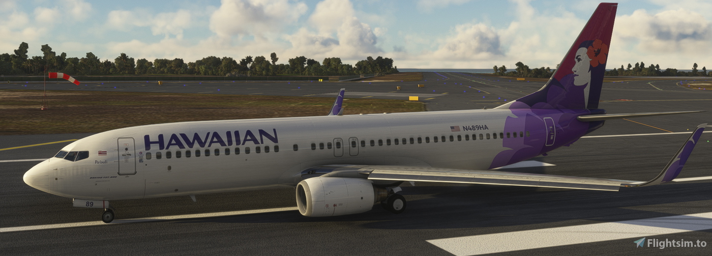 HAWAIIAN AIRLINES N489HA (FICTIONAL) 8K for Microsoft Flight Simulator ...