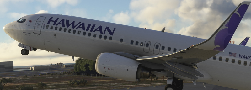HAWAIIAN AIRLINES N489HA (FICTIONAL) 8K for Microsoft Flight Simulator ...