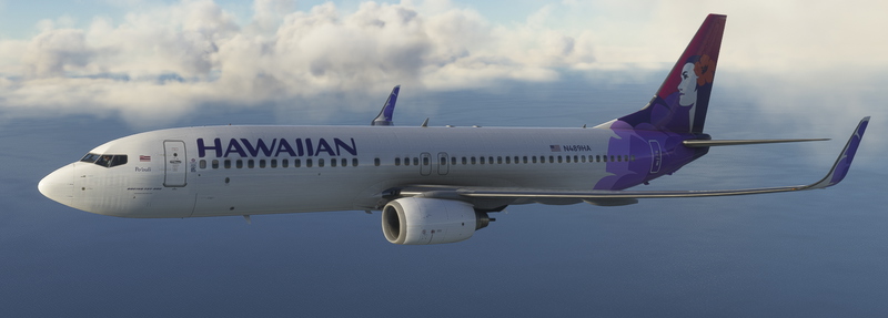 HAWAIIAN AIRLINES N489HA (FICTIONAL) 8K for Microsoft Flight Simulator ...
