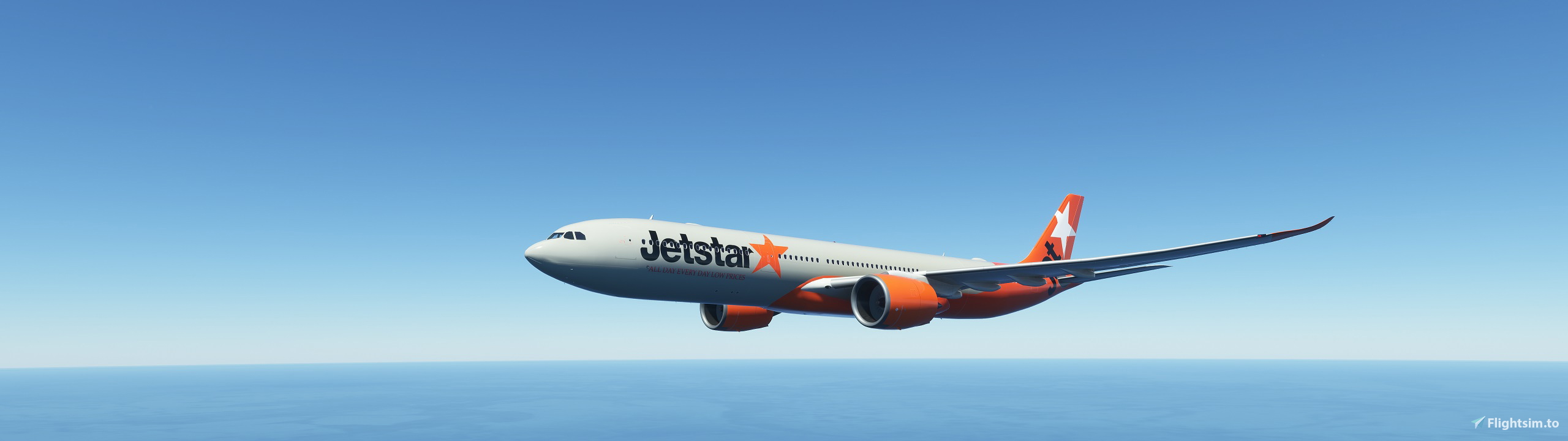 Headwinds a330-900 JETSTAR livery 8K textures - MSFS Add-on - Flightsim.to