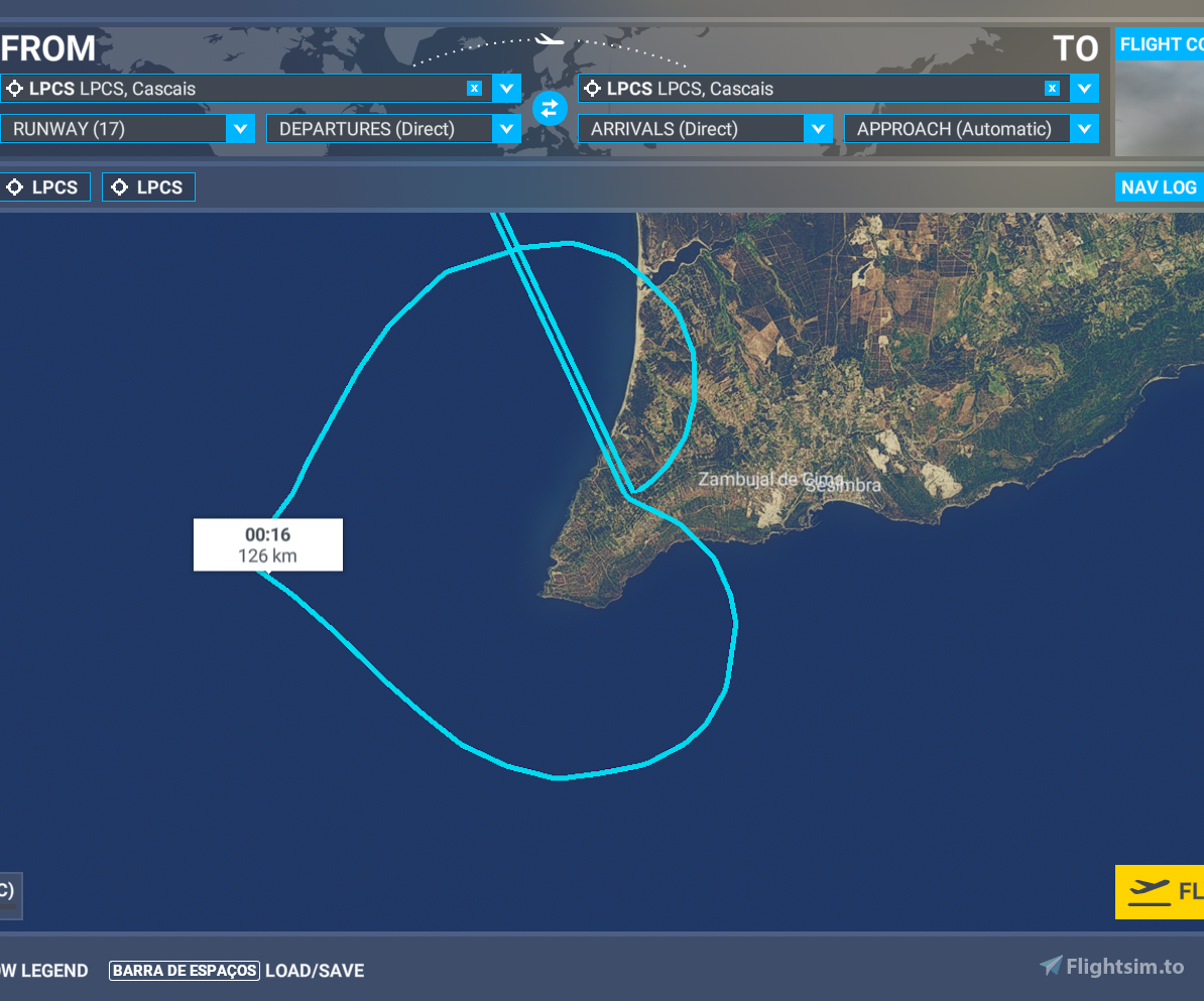 Heart FlightPlan (pln and garmin fpl) for Microsoft Flight Simulator | MSFS