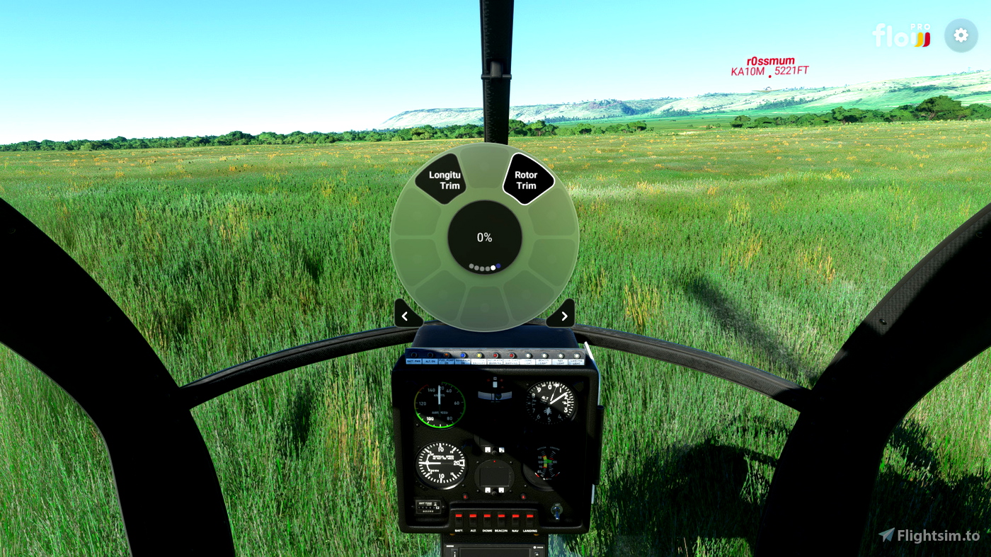 Helicopter Trim Widgets for Microsoft Flight Simulator | MSFS