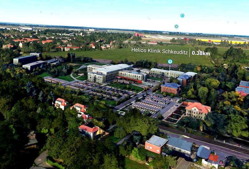 Helios Klinik Schkeuditz für Microsoft Flight Simulator | MSFS