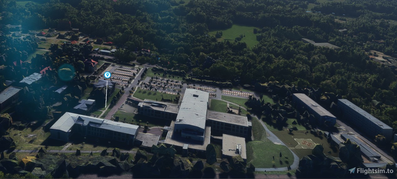 Helios Klinik Schkeuditz for Microsoft Flight Simulator | MSFS