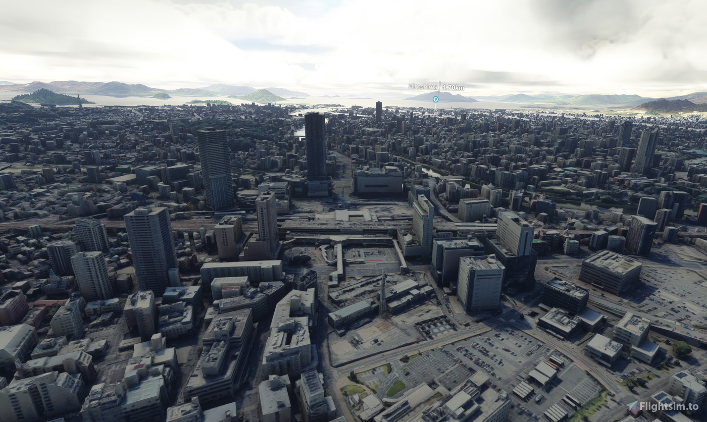 Hiroshima 2021 Photogrammetry Japan for Microsoft Flight Simulator | MSFS