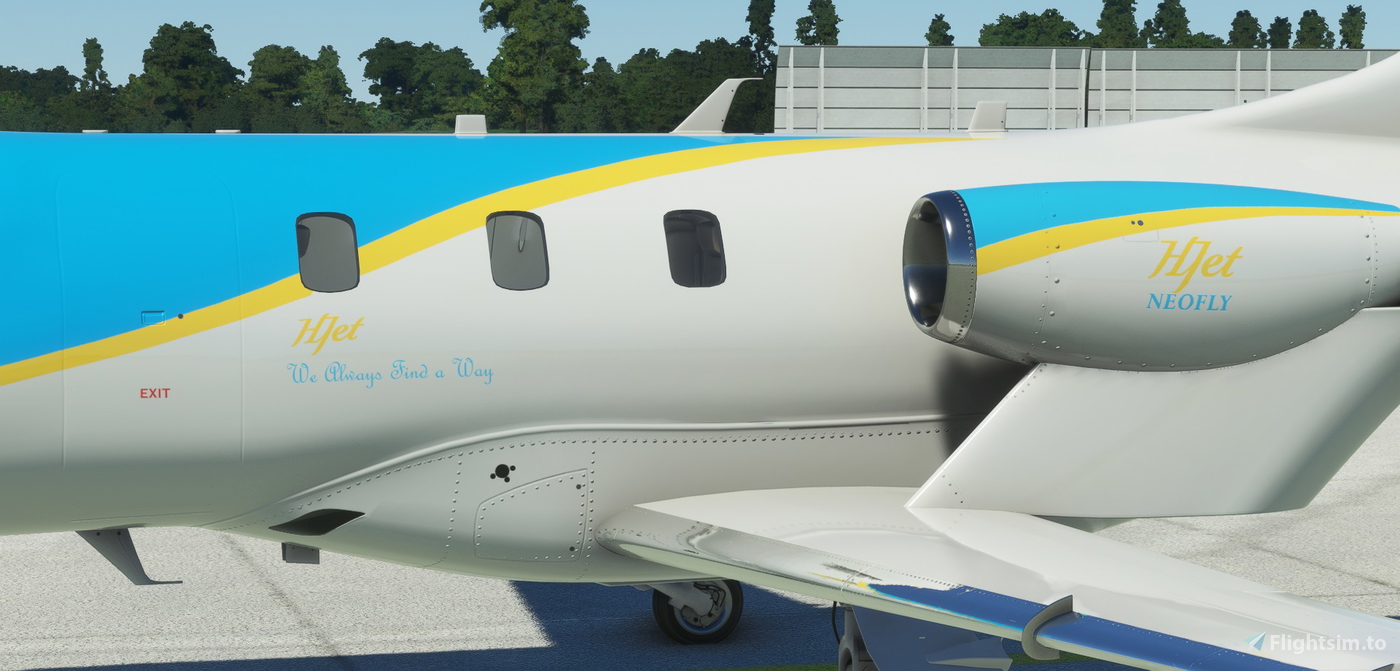 HJET HA420 Neofly Blue for Microsoft Flight Simulator | MSFS