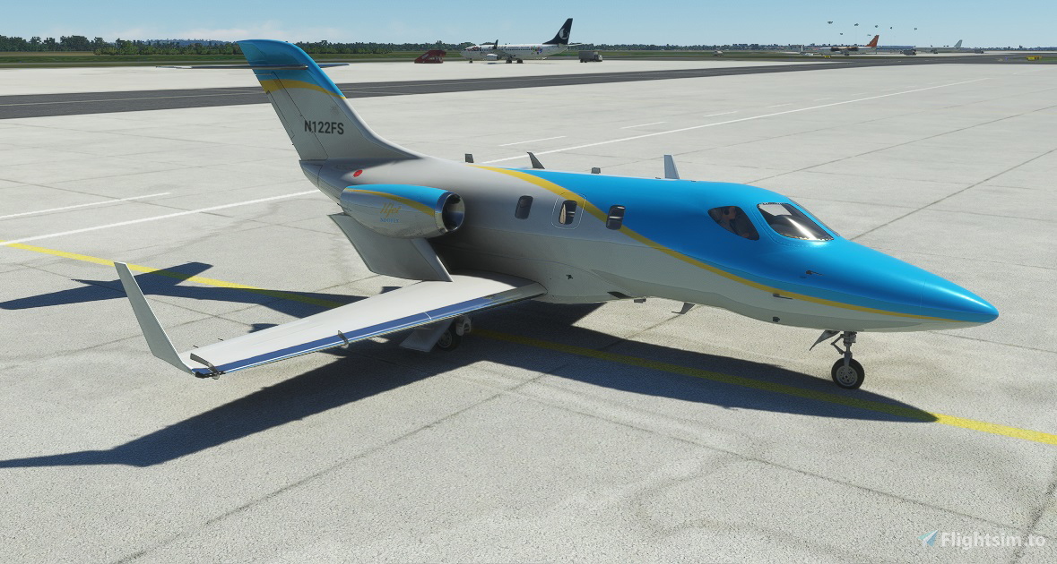HJET HA420 Neofly Blue for Microsoft Flight Simulator | MSFS