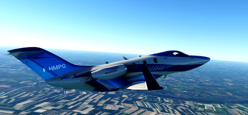 Honda Jet Metal Blue » Microsoft Flight Simulator