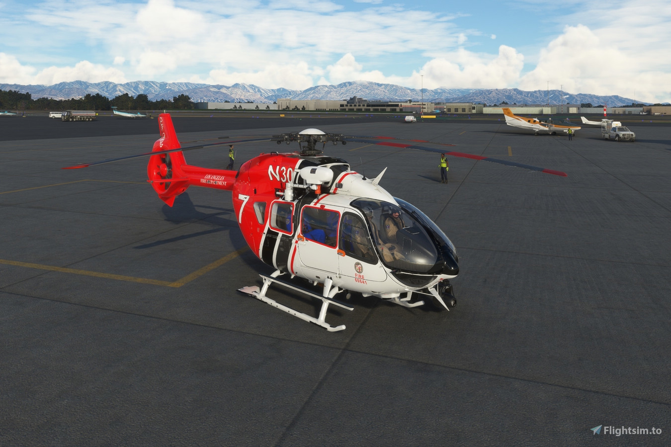 HPG Airbus H145 BP/AP Livery "LAFD Civilian, EMS, Firefighting ...