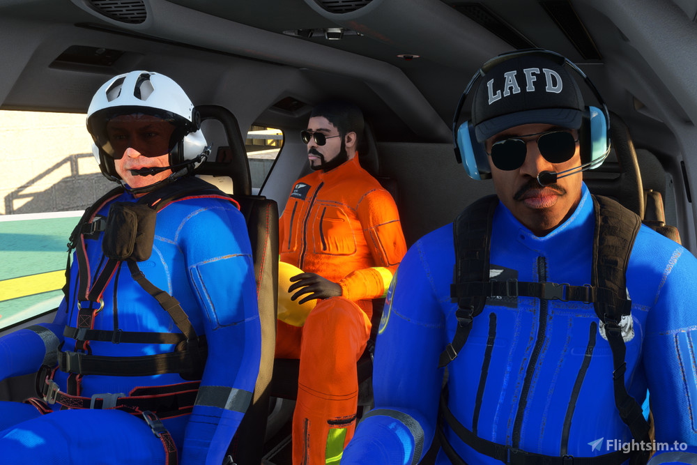 HPG Airbus H145 BP/AP Livery "LAFD Civilian, EMS, Firefighting ...