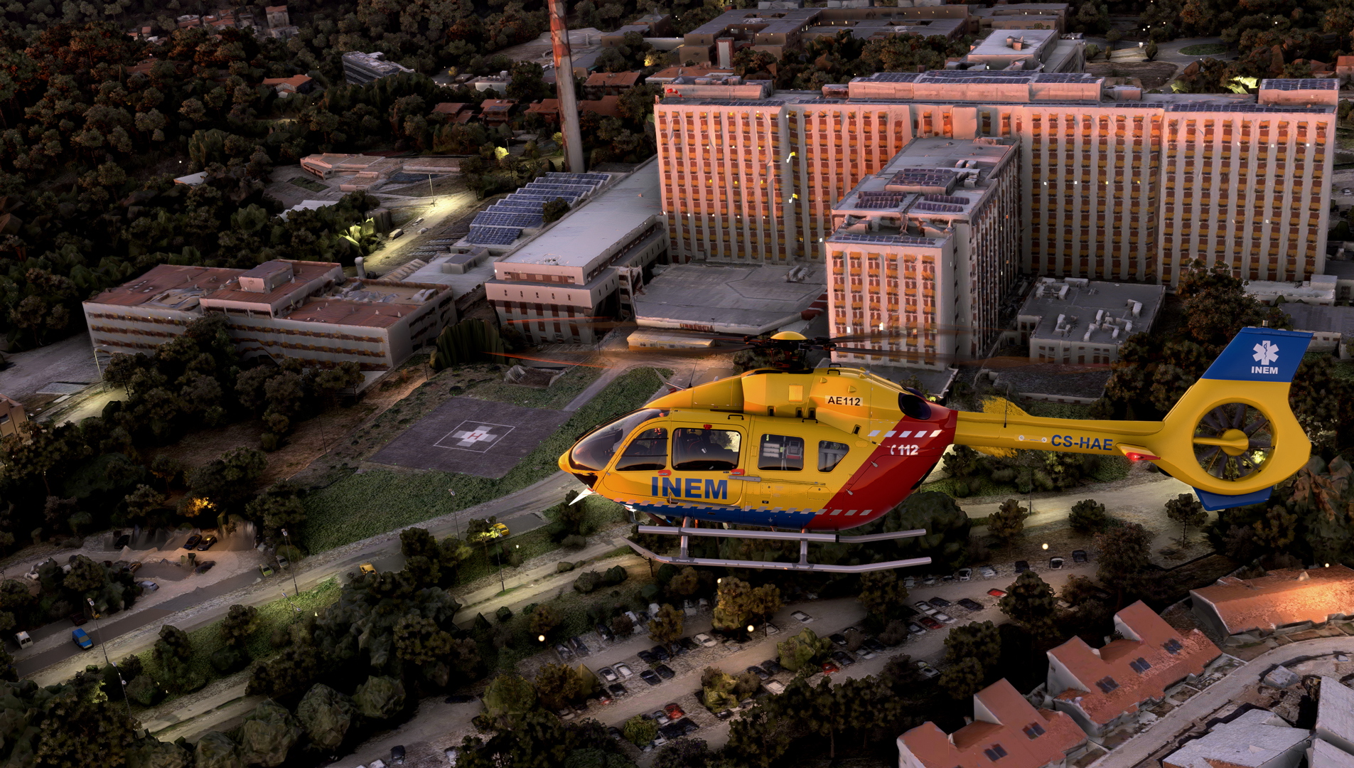 HPG Airbus H145 INEM (includes custom pilot copilot and crew suits ...