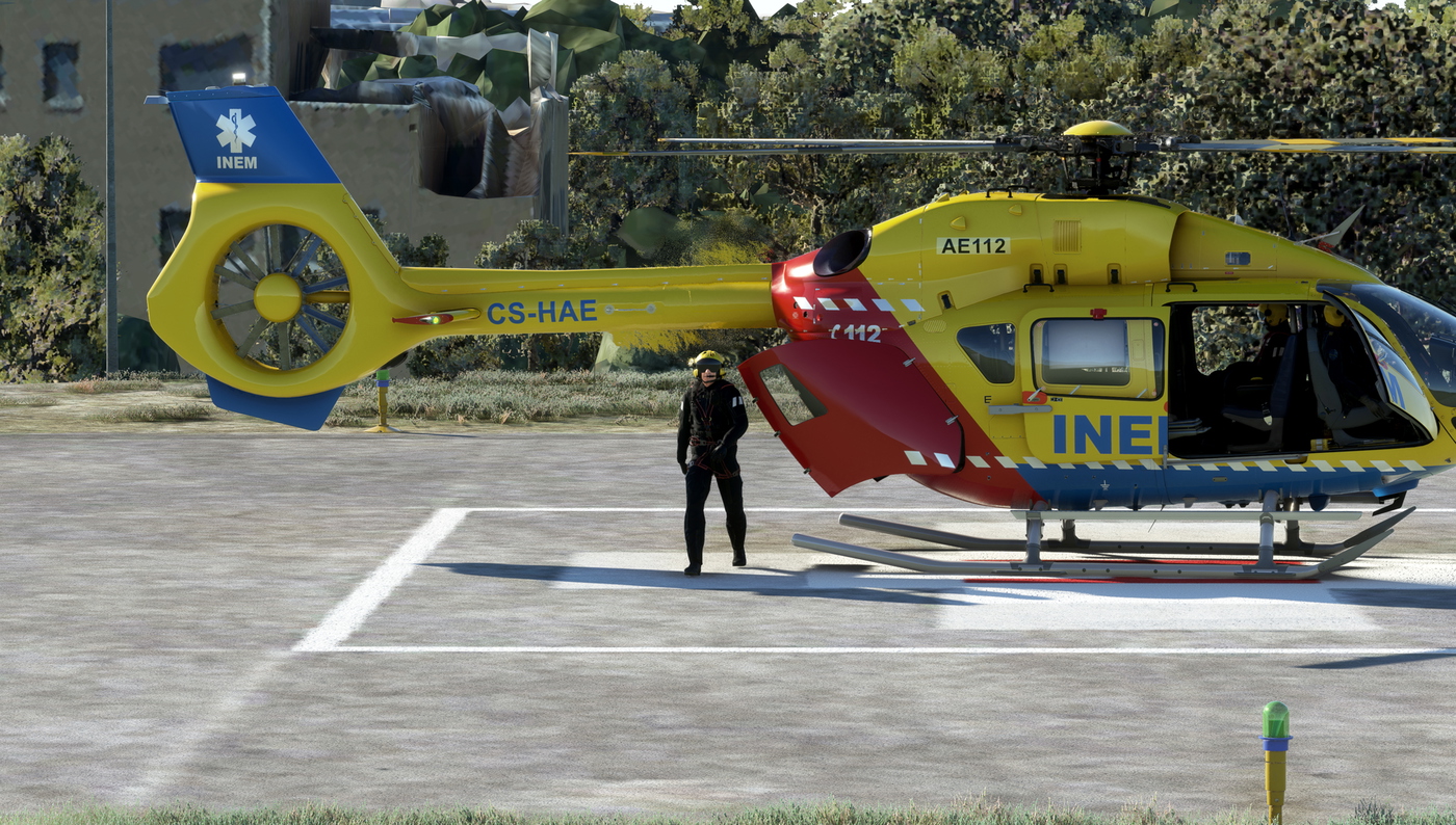 HPG Airbus H145 INEM (includes custom pilot, copilot and crew suits ...