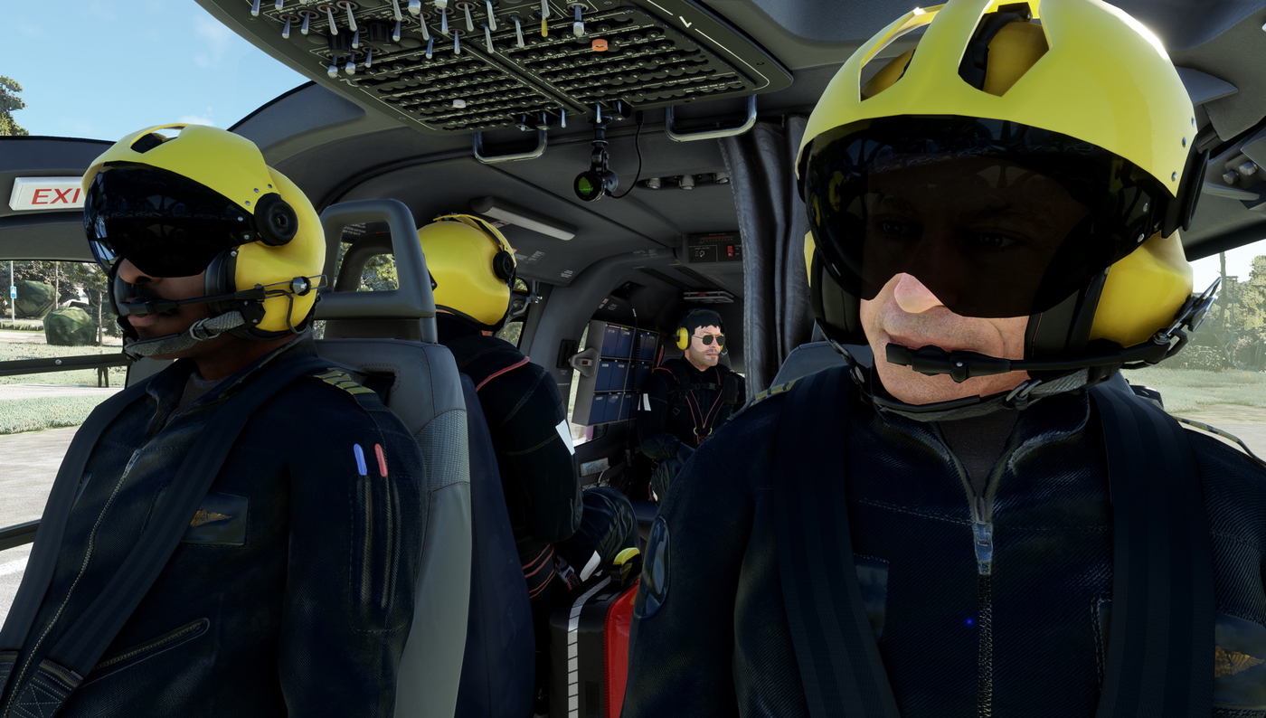 HPG Airbus H145 INEM (includes custom pilot, copilot and crew suits ...