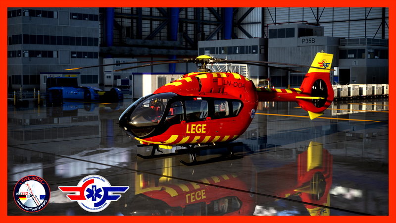 HPG H145 Action Pack Livery - Norwegian Air Ambulance - Development Helicopter - LN-OOA - EMS ...