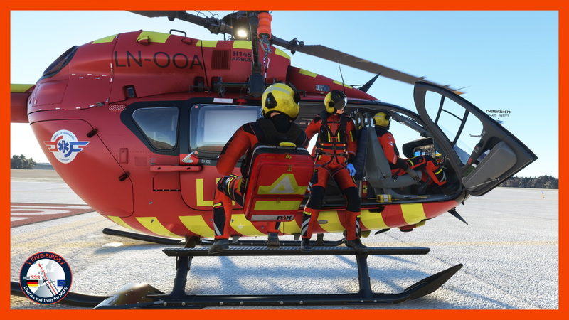 HPG H145 Action Pack Livery - Norwegian Air Ambulance - Development Helicopter - LN-OOA - EMS ...