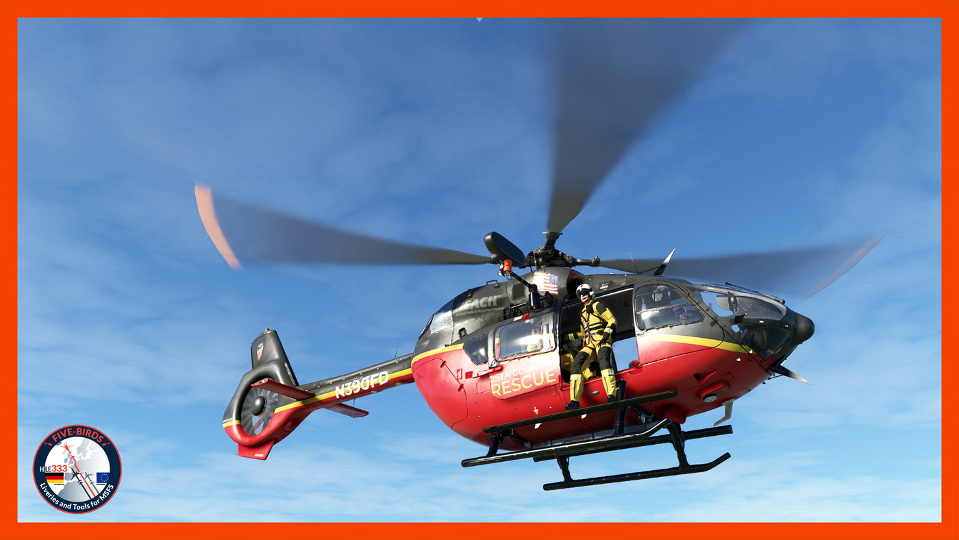HPG H145 Action Pack Livery - Contra Costa County Fire Rescue - N390FD ...