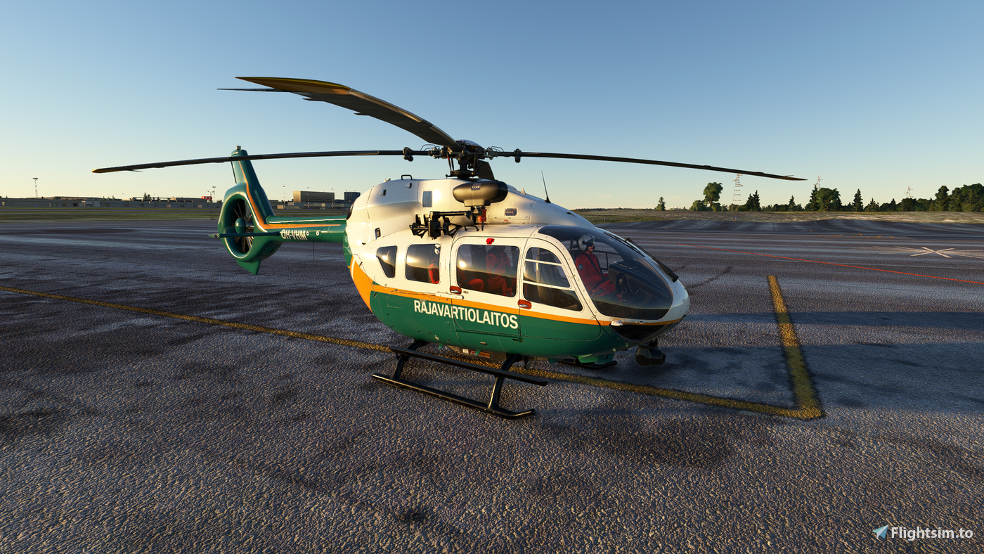 Hpg H145 Action Pack Livery Finnish Border Guard Fire And Offshore