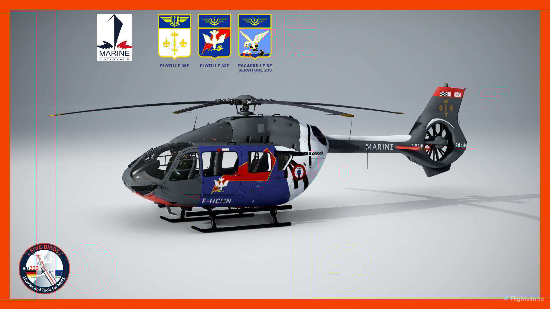 HPG H145 Action Pack Livery - Marine nationale française - Flotille 35F ...