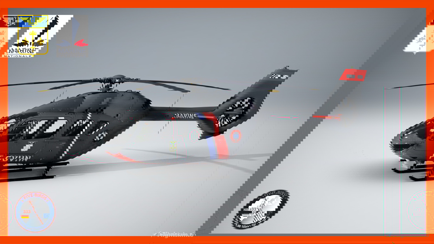 HPG H145 Action Pack Livery - Marine nationale française - Flotille 35F ...