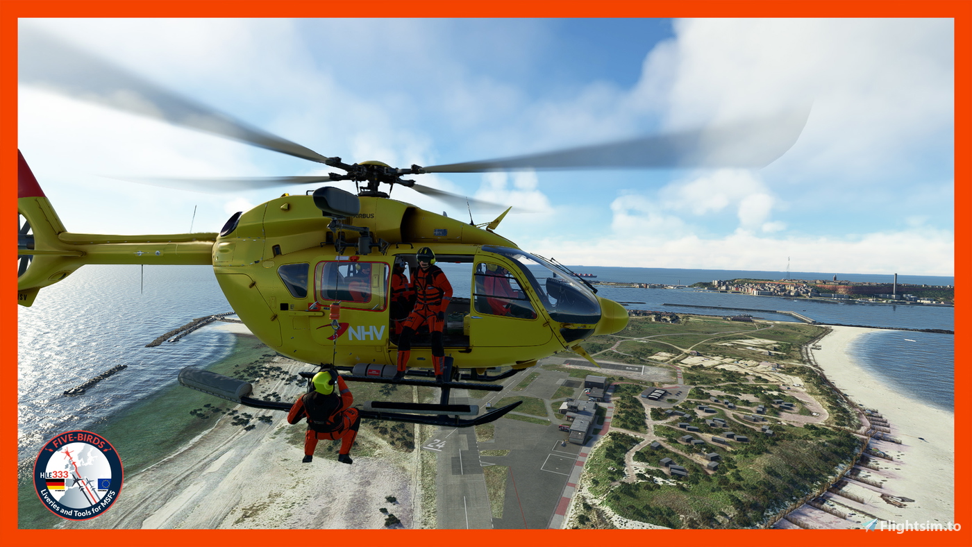 Hpg H145 Action Pack Livery Noordzee Helikopters Vlaanderen Ofs