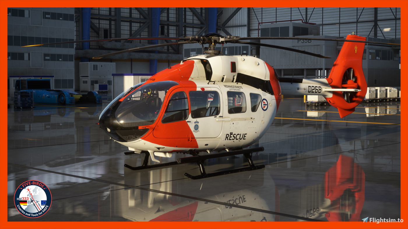 Hpg H145 Action Pack Livery Norwegian Coastguard Kystvakten 0268