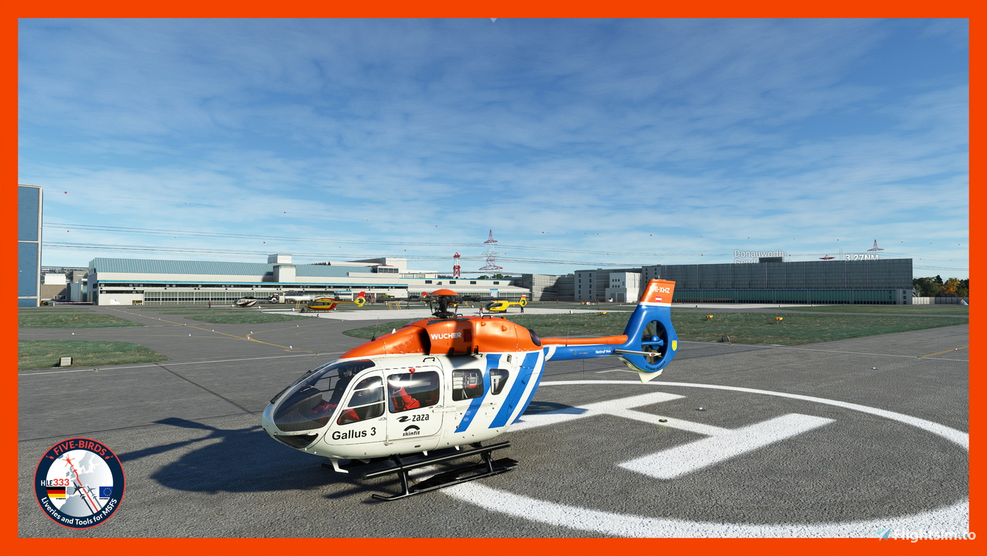 Hpg H145 Action Pack Livery Wucher Helicopter Gallus 1 And 3 Ems