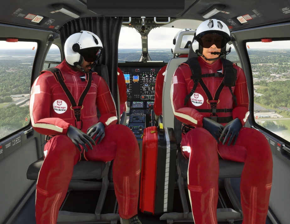 HPG H145 HEMS University of Chicago Aeromedical のために Microsoft Flight ...